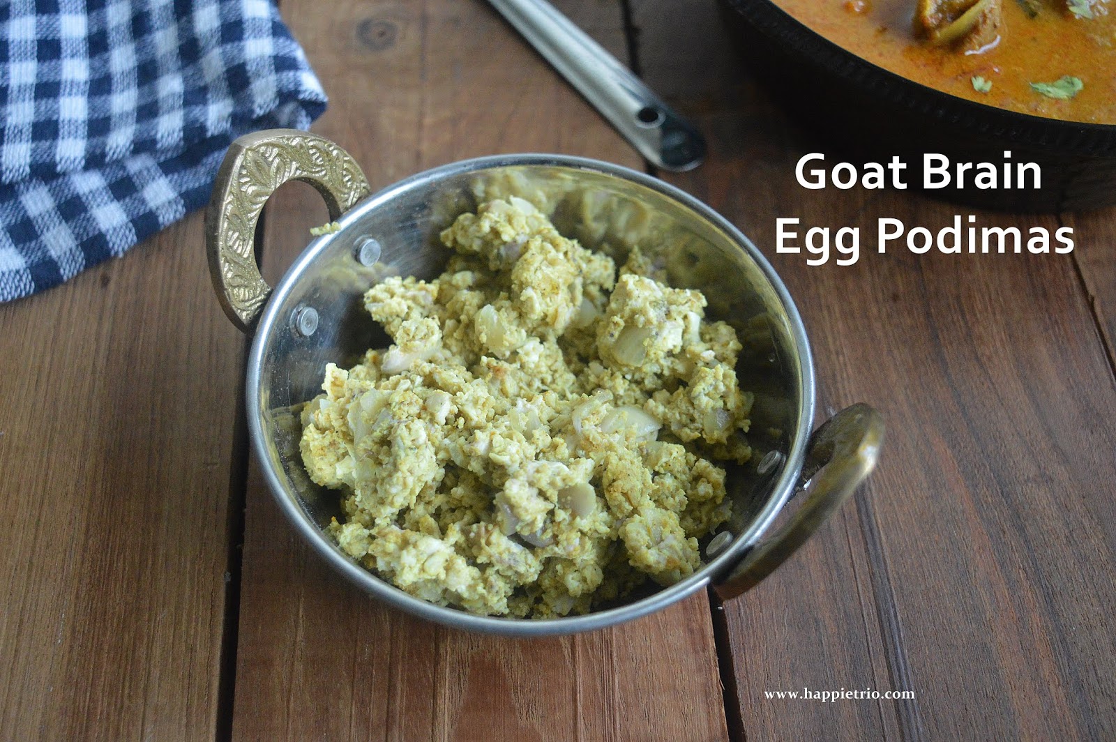 Mutton brain Egg Burji - Cook with Sharmila