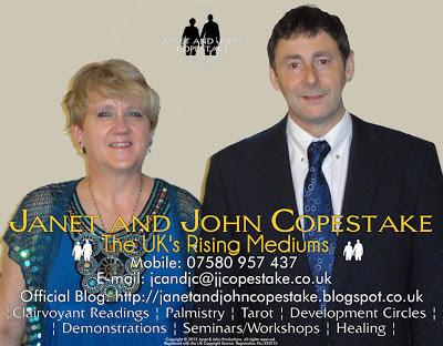 Janet and John Copestake - Official Blog: January 2013