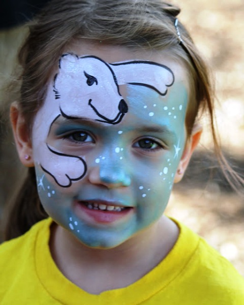 Bear Scratch Face Paint - Cool Painting Ideas