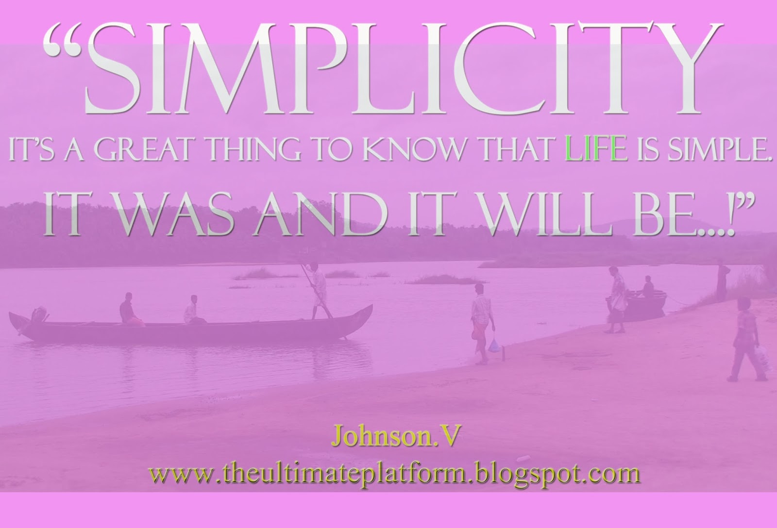 THE ULTIMATE PLATFORM!: Pictorial Quotes - Ultimate Platform!