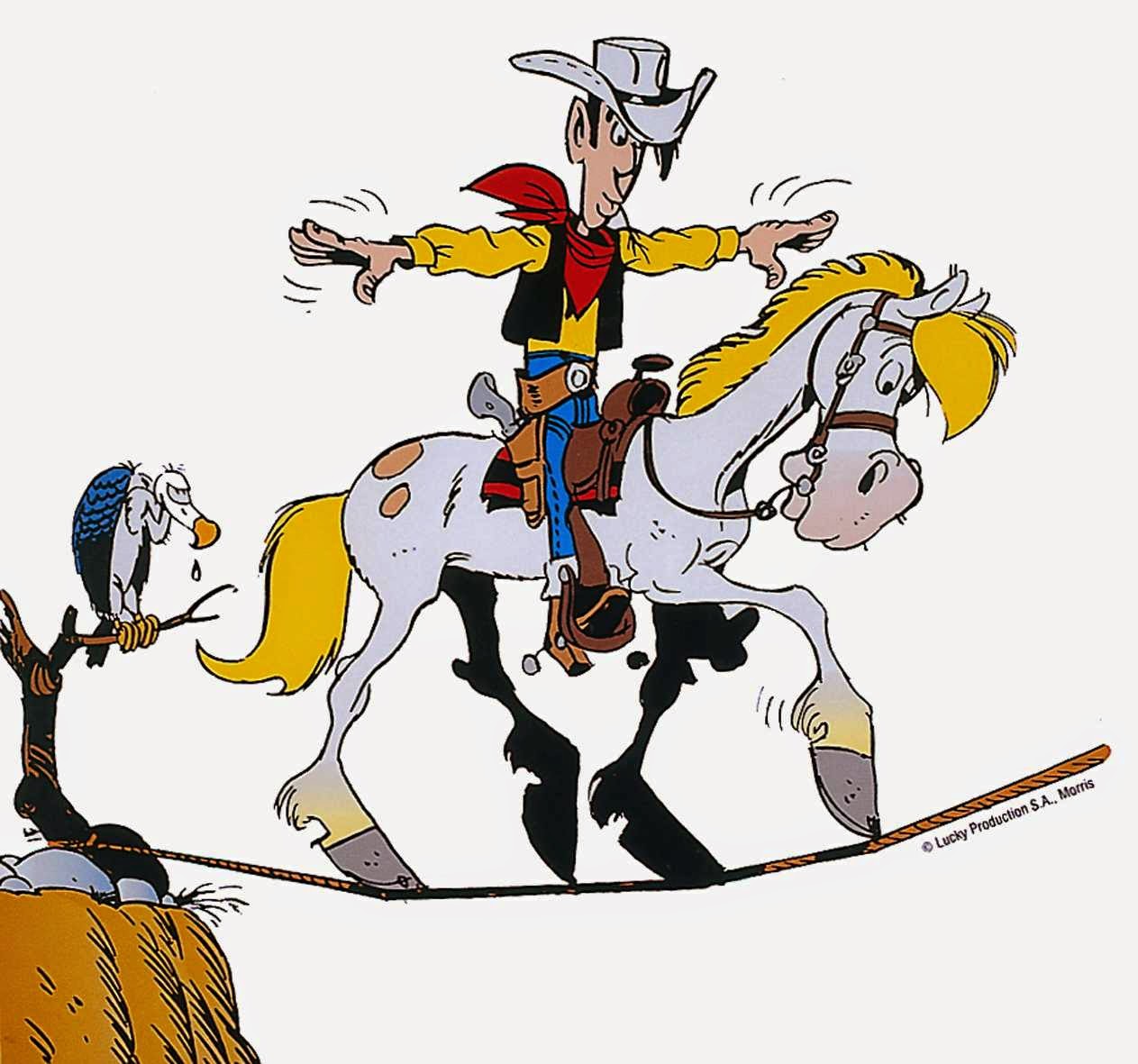 BDBD - Blogue De Banda Desenhada: HERÓIS INESQUECÍVEIS (38) - LUCKY LUKE