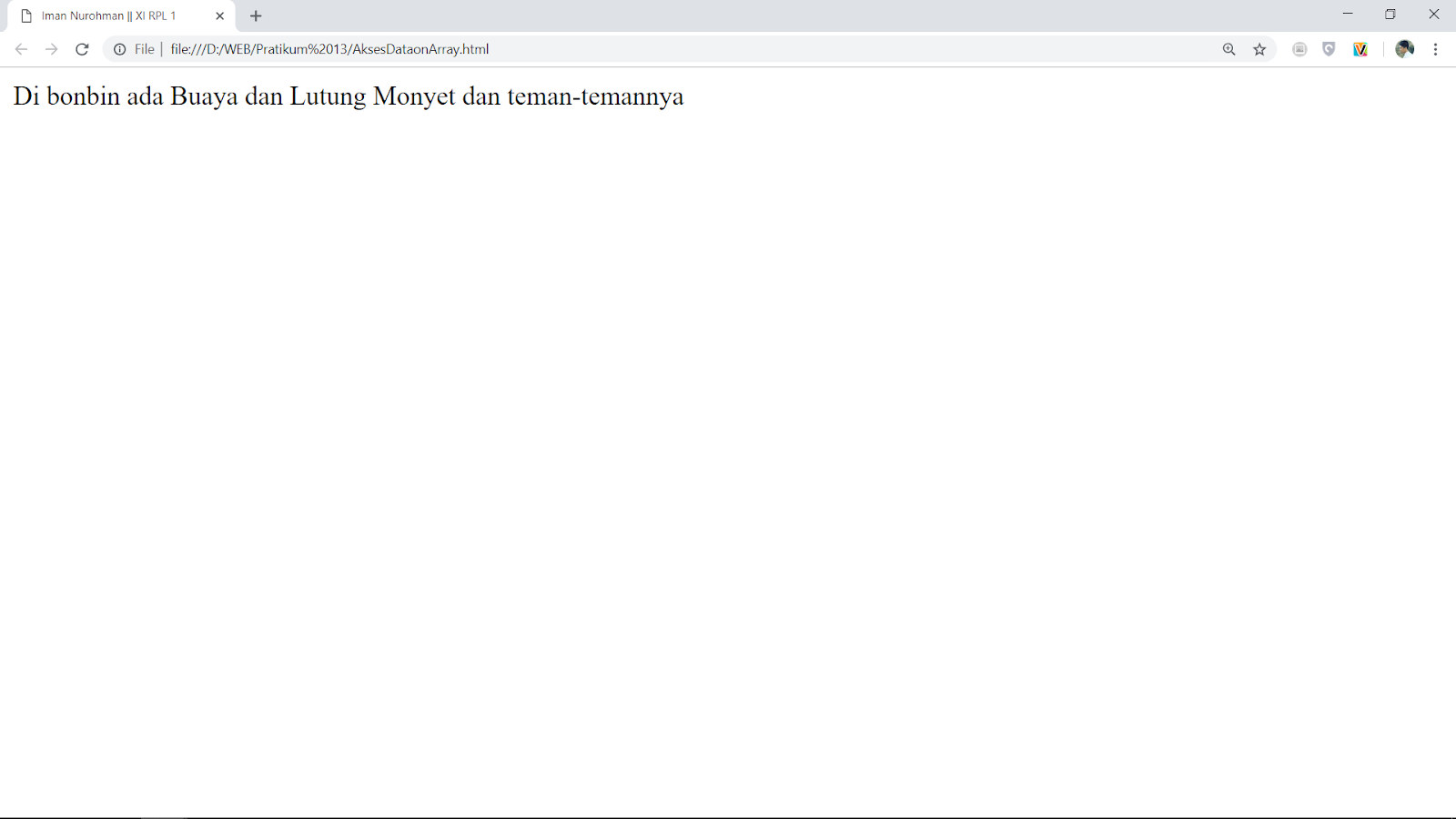 Arra pada JavaScript - Serba Serbi Programming
