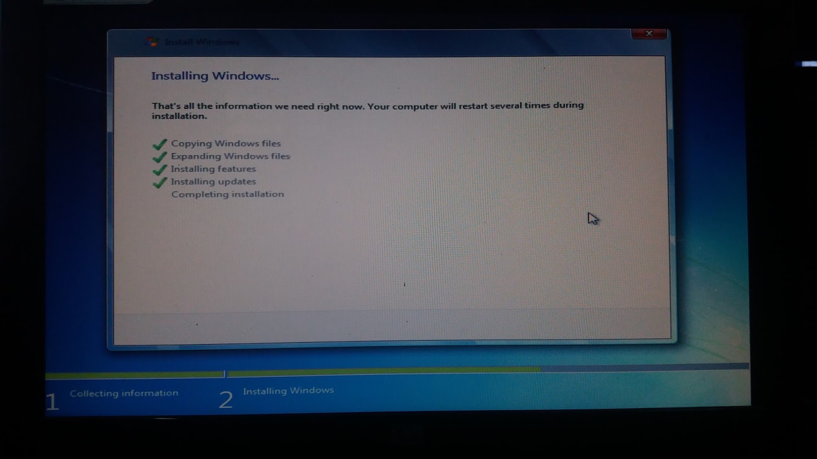 TEKNIK KOMPUTER JARINGAN: Praktikum 3: MEMASANG SISTEM OPERASI WINDOWS 7
