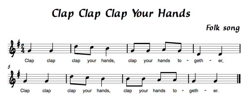 Clap Your Hands Poem Downloads - thislidiy