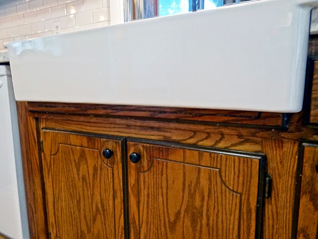 One Project at a Time - DIY Blog: Installing an Ikea Domsjo Sink in a ...