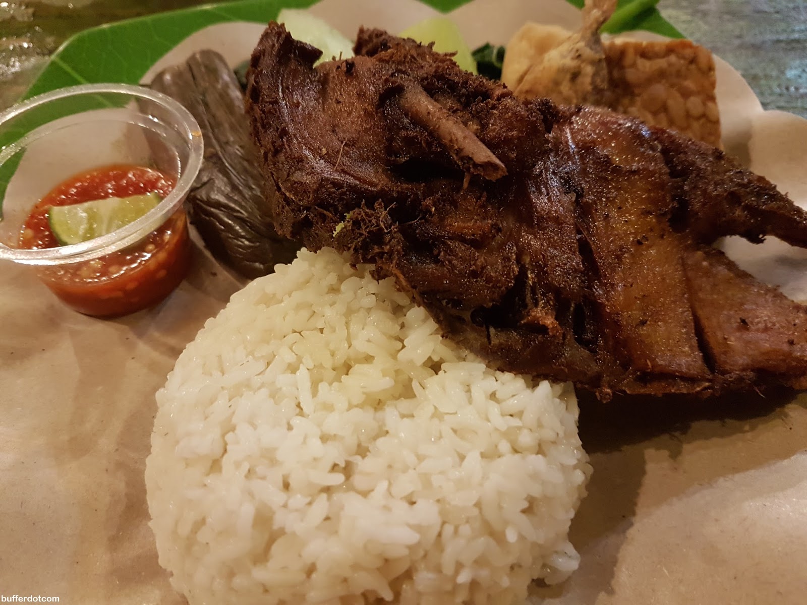 [FOOD DIARY] Nasi Tempong Indra, Legian, Kuta, Bali