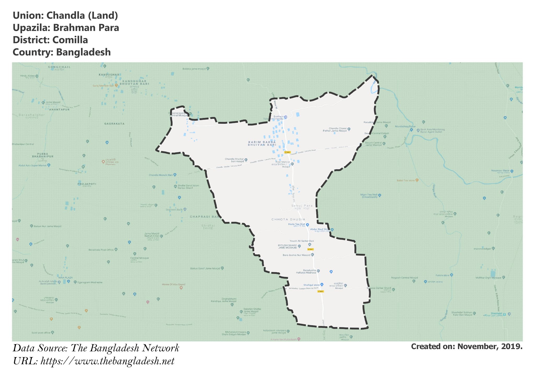 Chandla Union, Comilla