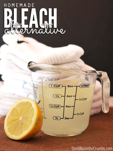 All-Natural Homemade Bleach | Homemade to Healthy