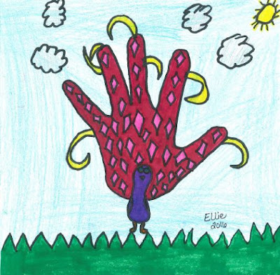 Haen Art Kingdom: 1st Grade Hand Print Birds