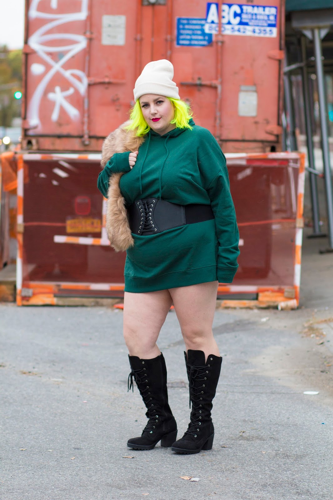 Margie Plus : Margie Plus Dressed Up Hoodies