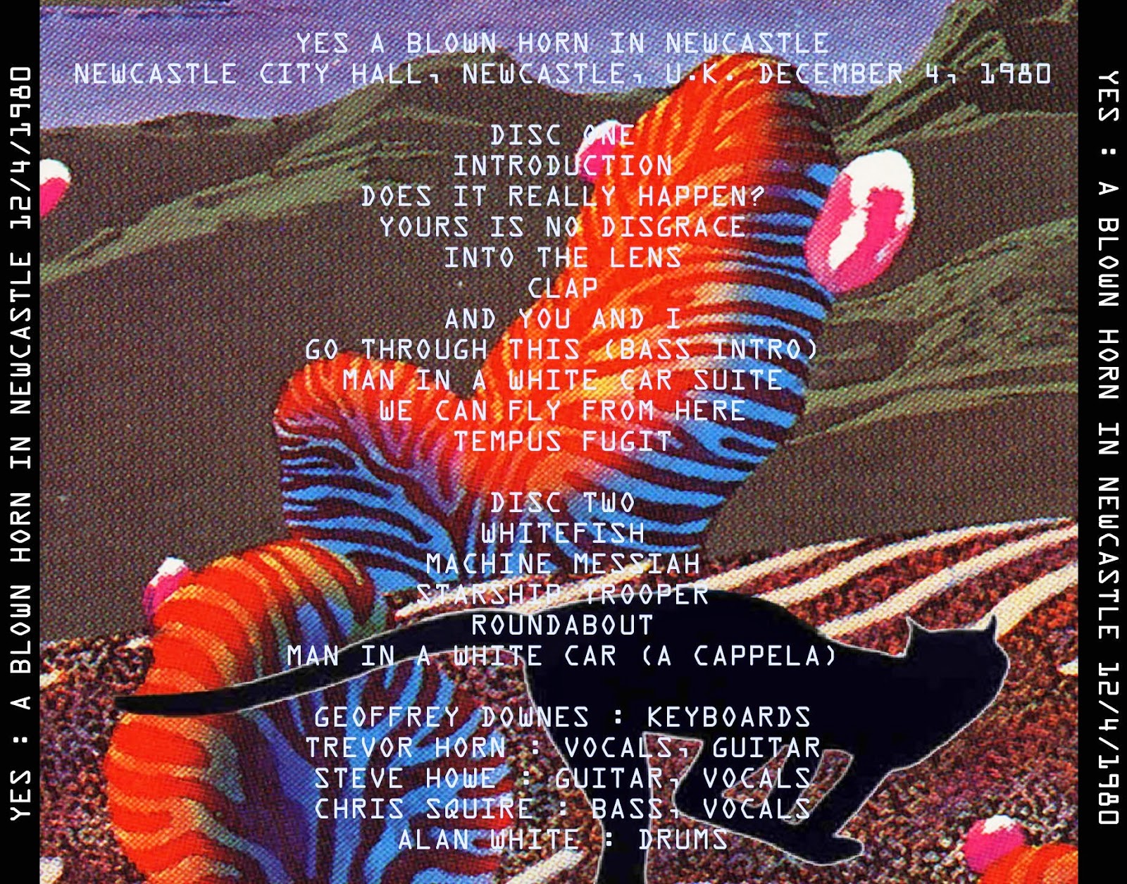 World Of BOOTLEGS: BOOTLEG : Yes - Newcastle City Hall, Newcastle, 4 ...