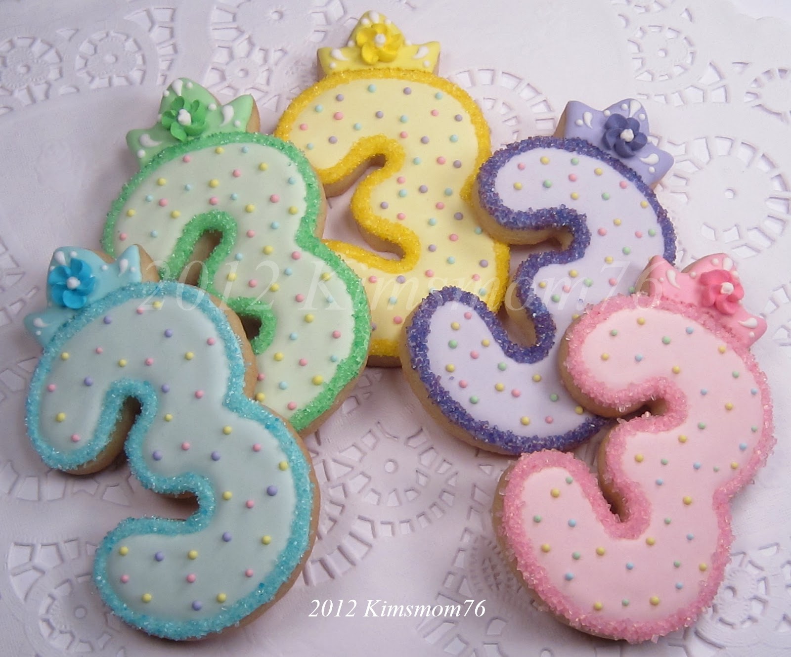 Kimsmom76: Princess Birthday Cookies