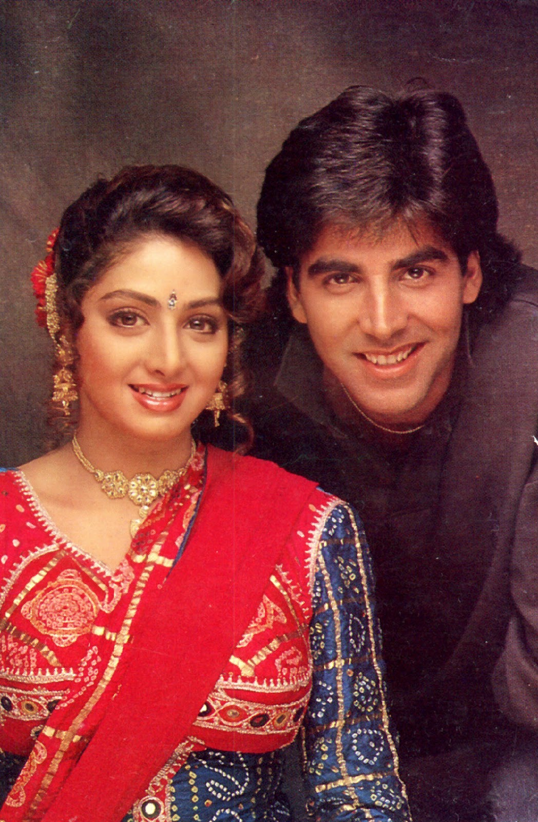 Sridevi: Sridevi and Akshay Kumar's first photoshoot together: TBT to 1994: Promo stills for ...