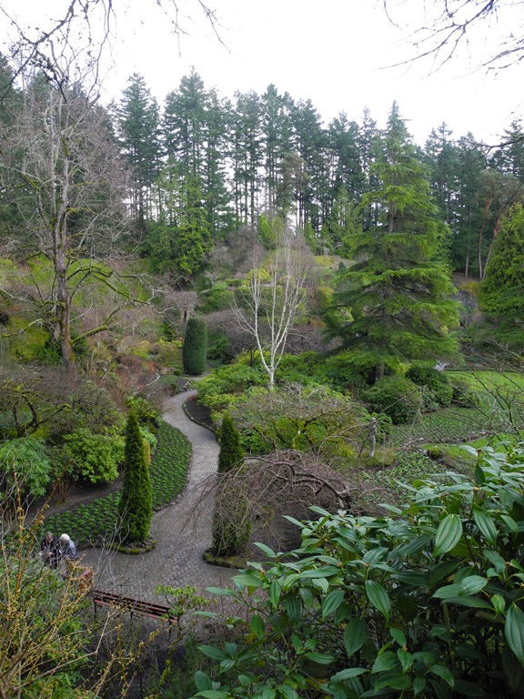 Fabric Paper Thread: Late Winter at Butchart Gardens: Part Two