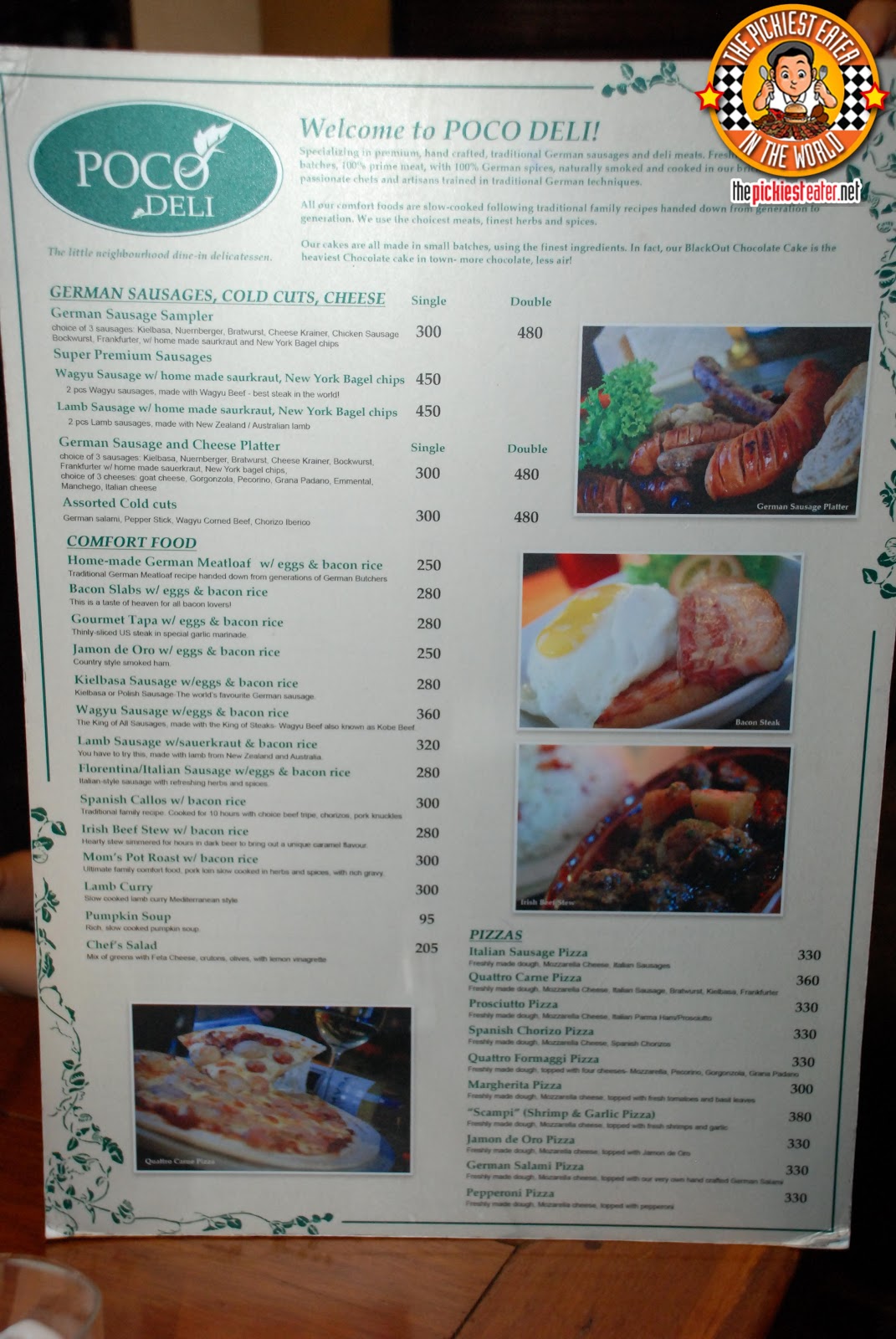 THE PICKIEST EATER IN THE WORLD: LUNCH AT POCO DELI WITH A NEW FRIEND!