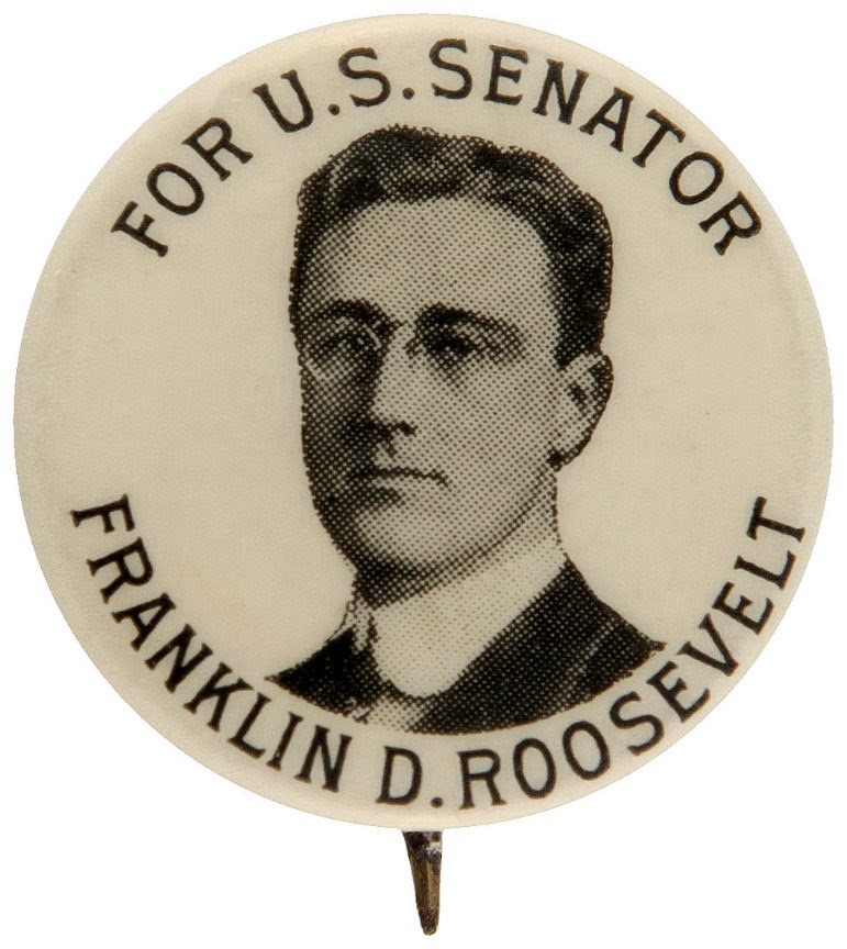Political Memorabilia Blog: FOR U.S. SENATOR FRANKLIN D. ROOSEVELT ...