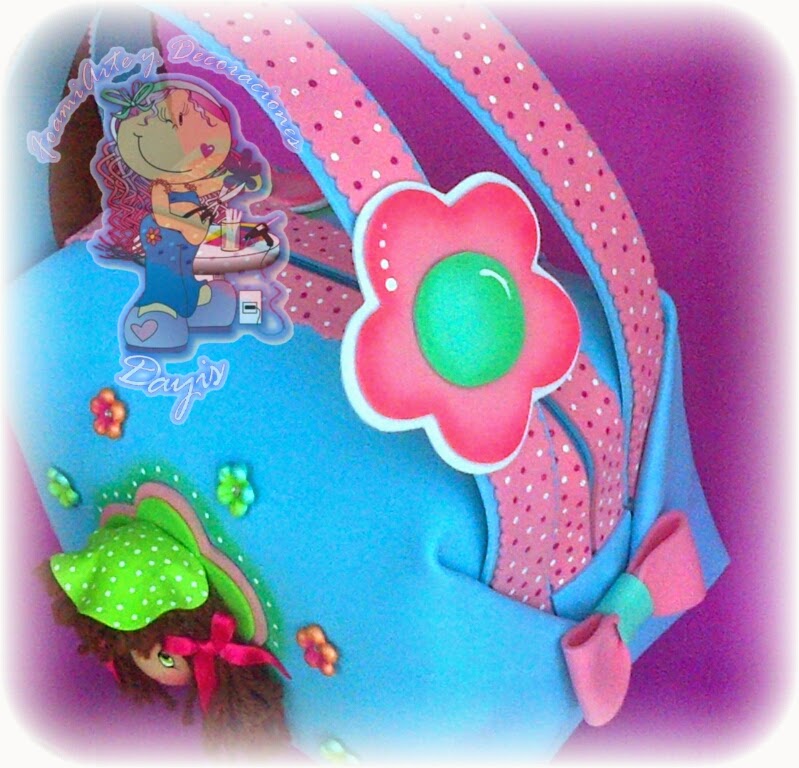FoamiArte y Decoraciones Dayis: CARTERAS EN FOAMI O GOMA EVA.