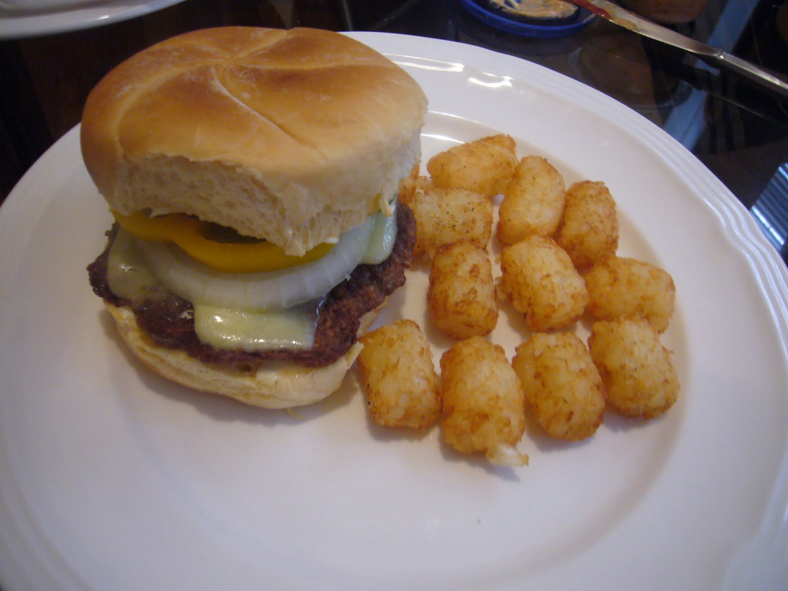 Koko's Kitchen: Burgers with Tater Tots