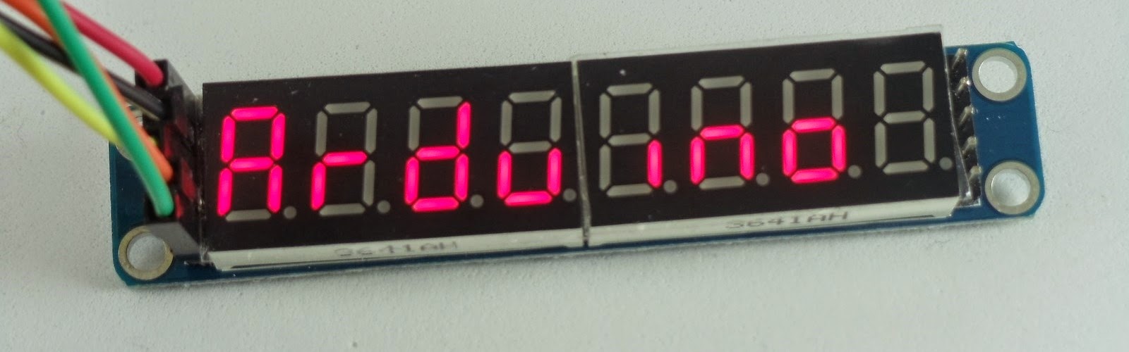 Módulo display 7 segmentos 8 dígitos com MAX7219 - Arduino e Cia