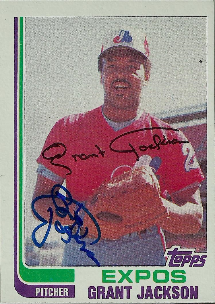 Hell's Valuable Collectibles: Grant Jackson Autographed Card