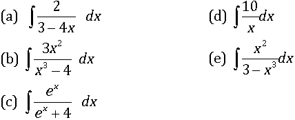 Integration : Exercise 4 - Engineering Mathematics 1 DBM10013 Politeknik