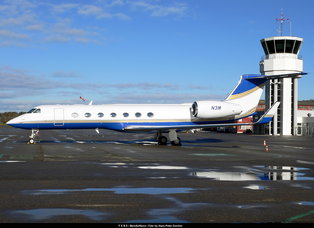 FEBE *** BernAirNews.ch ©: N3M, Gulfstream Aerospace G550, NOV12