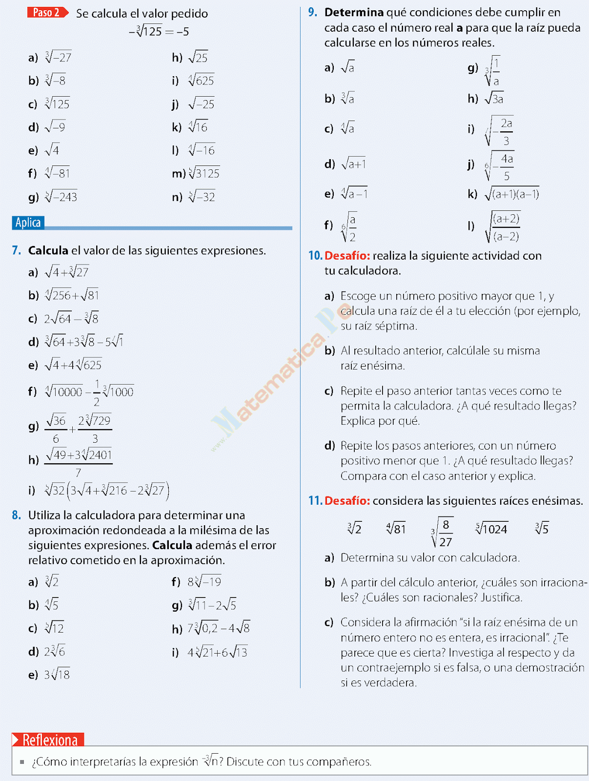 RAICES EJERCICIOS RESUELTOS DE SEGUNDO DE SECUNDARIA PDF