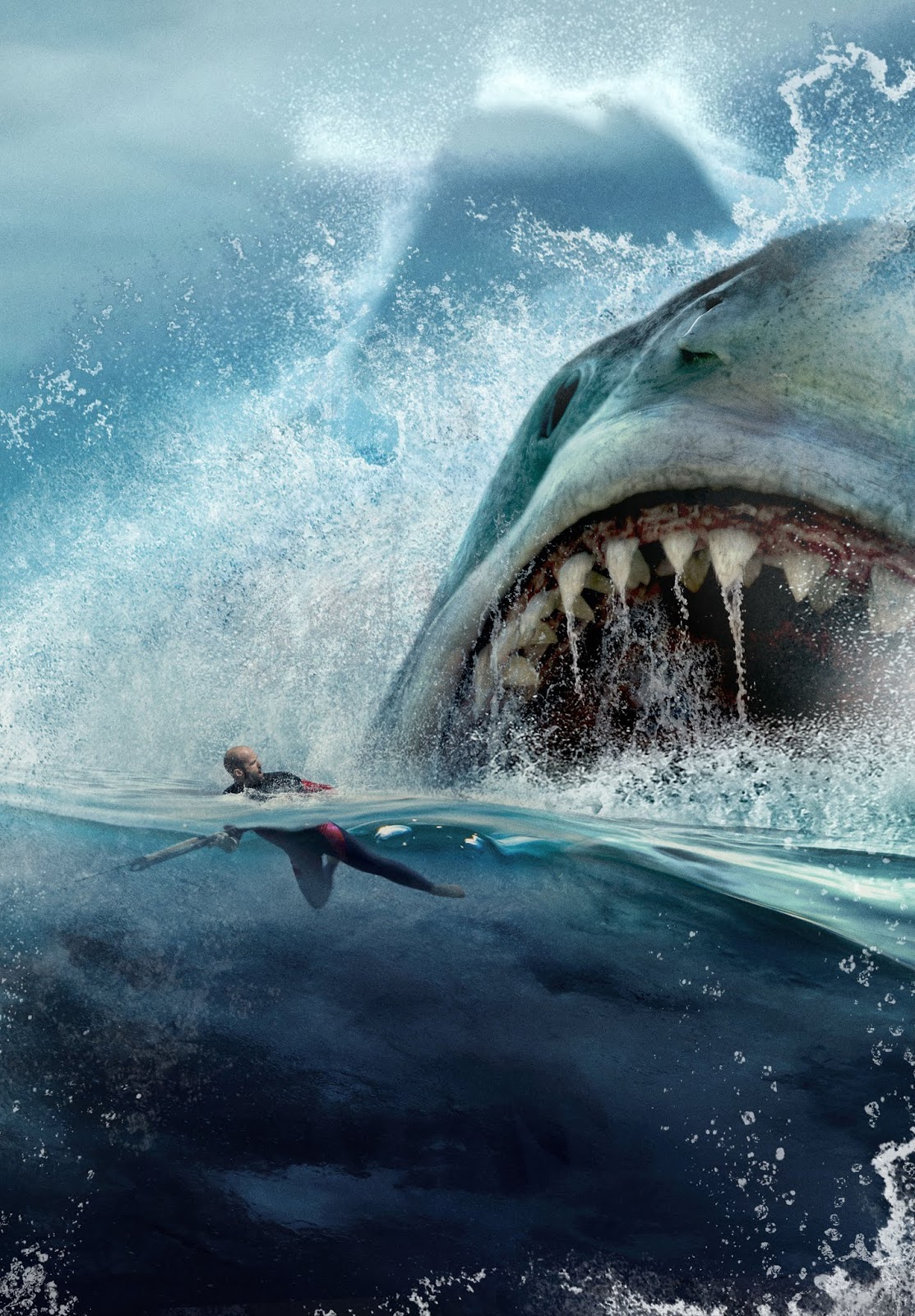 THE MEG - 3 Textless Posters 3 - Textless