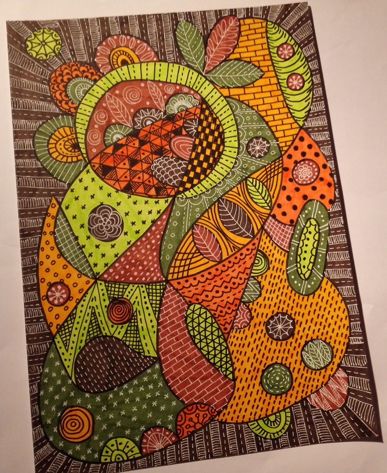 Caatje's Artsy Stuff: Step by Step: the Evolution of a Doodle Drawing ...