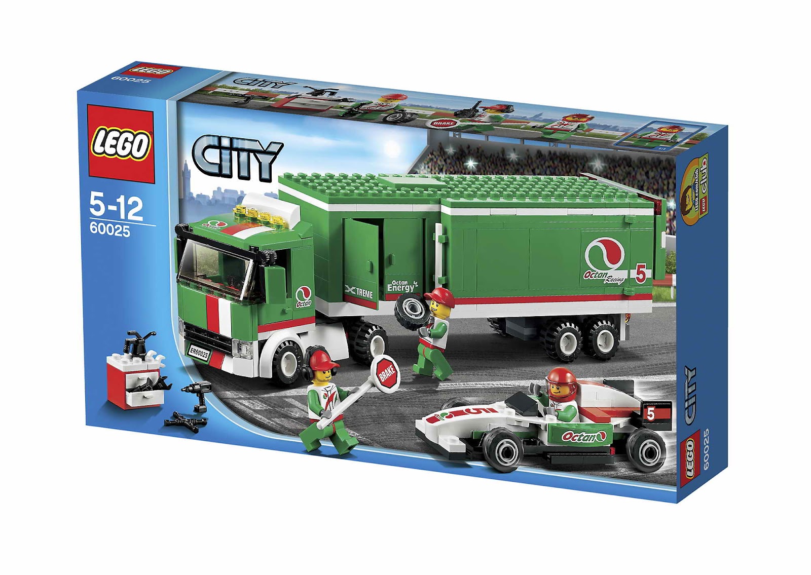 oneTWOBRICK.com: set database: LEGO 60025 grand prix truck