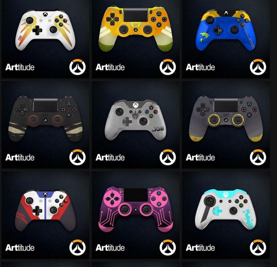 Custom Overwatch Controllers for the Anniversary Event | Yhan Game