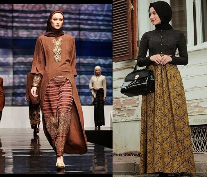 Tips Memilih Gamis Batik Modern yang Kekinian untuk Lebaran Tahun Ini ...