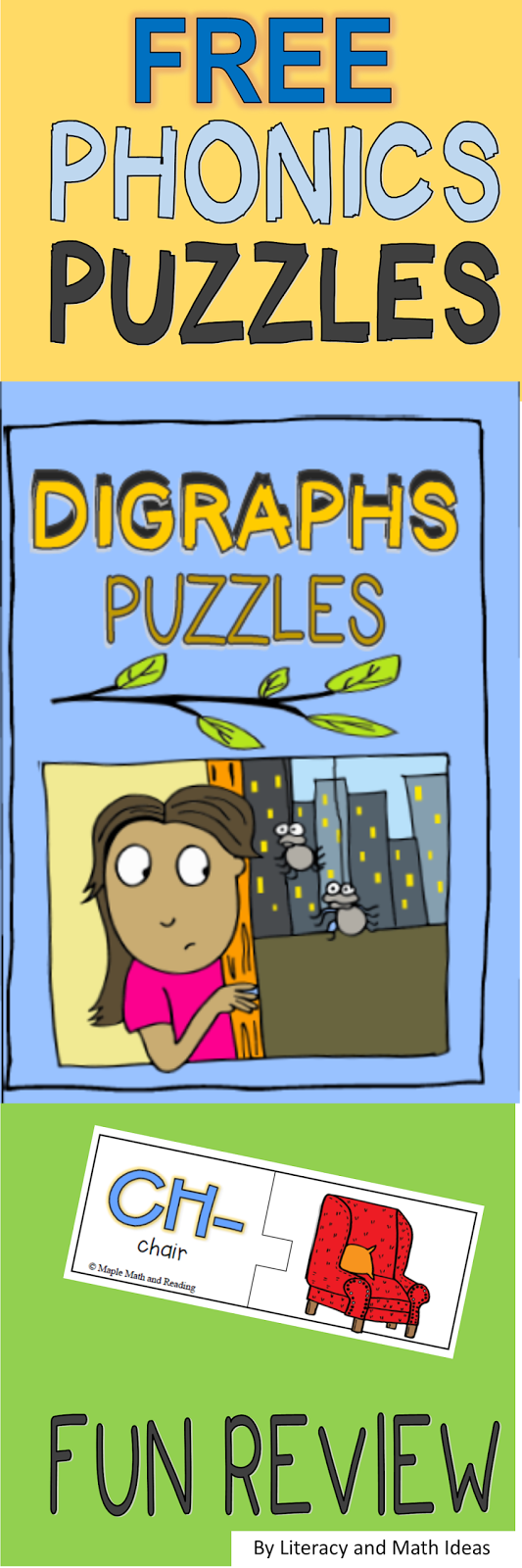Free Phonics Digraphs Puzzles