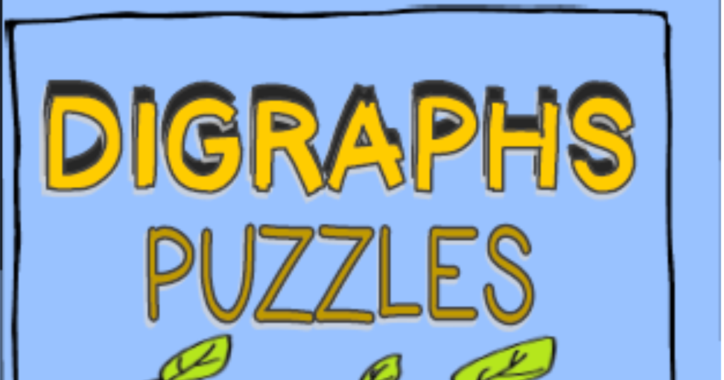 Free Phonics Digraphs Puzzles