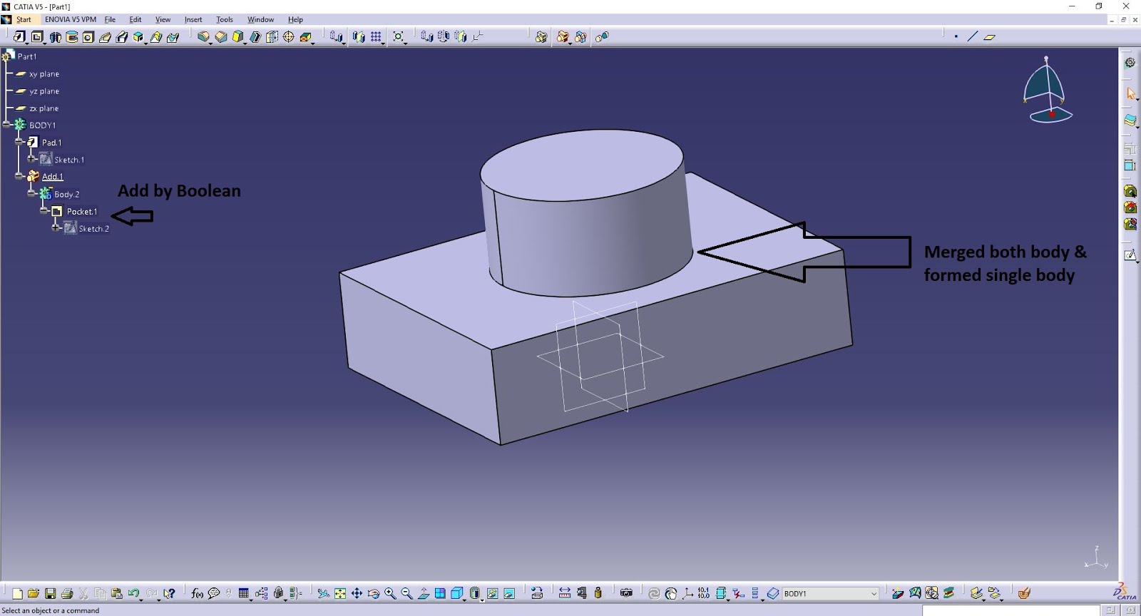 Design Tech Academy: Difference between assemble and add Boolean ...
