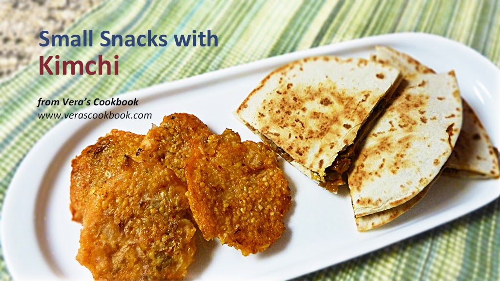 Vera's Cookbook: Small Snacks with Kimchi