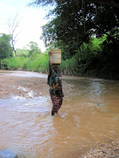 Sally in Zambia with WaterAid