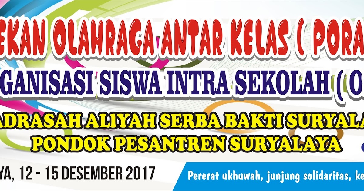 Download Contoh Spanduk PORAK.cdr - KARYAKU