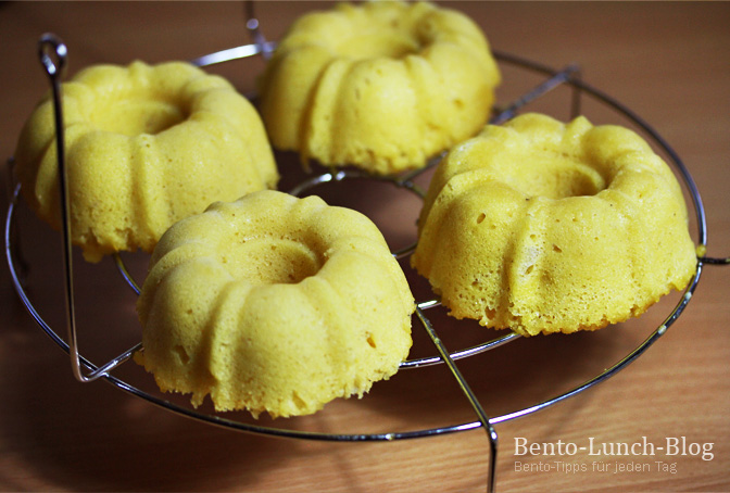 Bento Lunch Blog: Mushipan - Minikuchen mit Erdnusssahne & Matchabutter