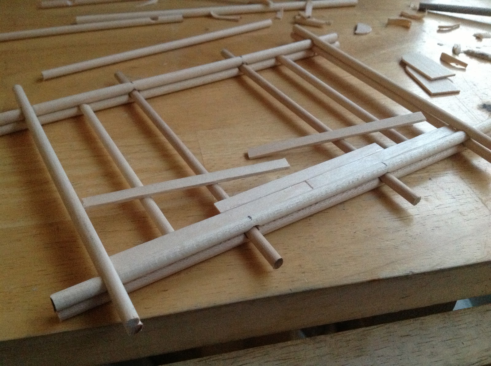 DIY Scale Models: Day 1: Scale wooden log cabin project