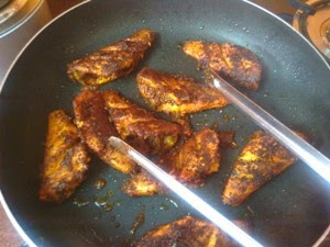 Vaniensamayalarai: Goldbond Goat Fish (Navara Meen) Stir Fry
