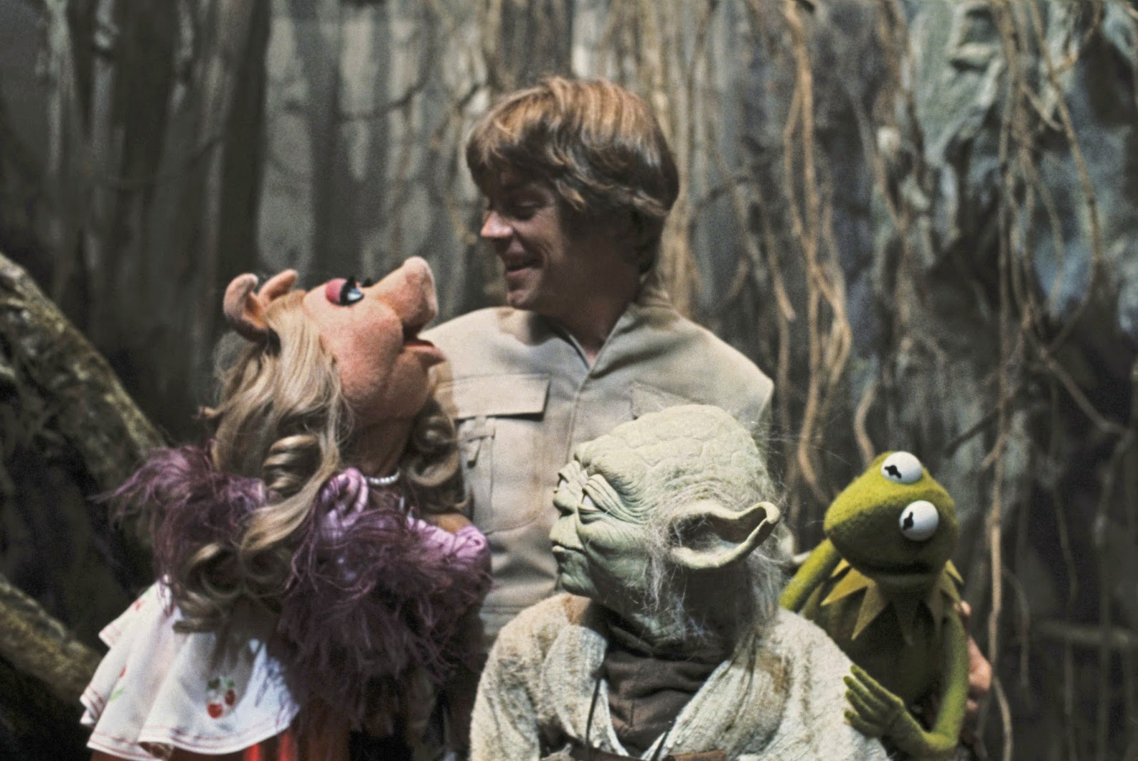Rare Behind the Scenes Photos of 'The Muppets' Visiting Dagobah in 1979 ...
