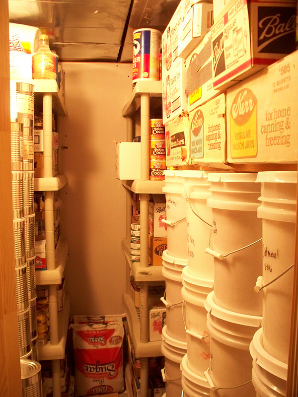 Food Storage Closet - Adventures of a DIY Mom