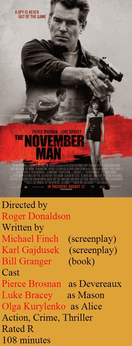 JeffreyUtleyMovieReviews: The November Man - Movie Review