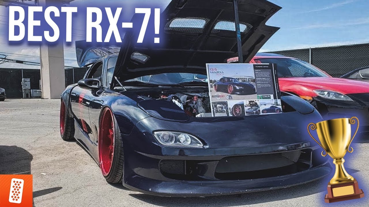 Mazda RX-7 Wins Best RX-7 at Rotorcon 2019.