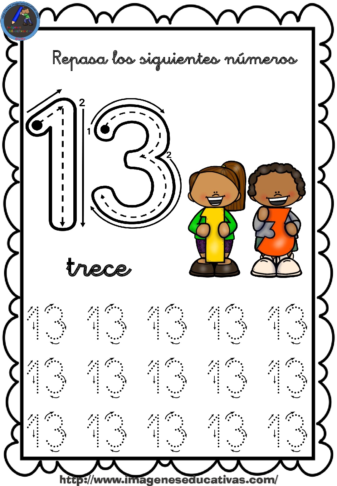 RECURSOS Y ACTIVIDADES PARA EDUCACIÓN INFANTIL: TRAZO Y CÁLCULO NÚMEROS ...