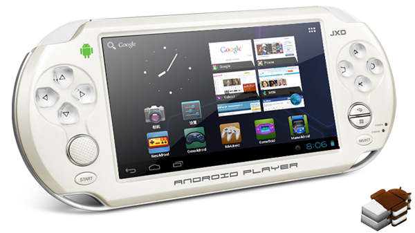 Consolas Android: JXD S5110. La primera consola con android 4.0 ICS