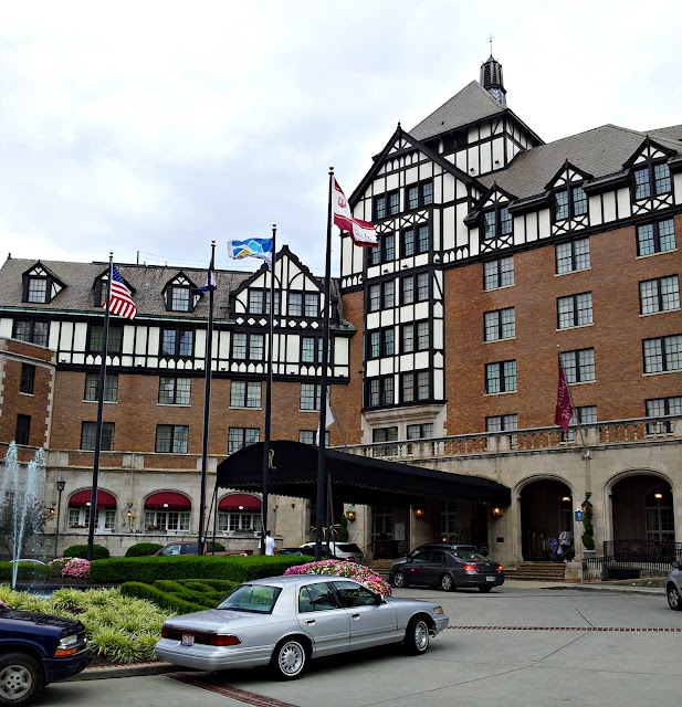 The Beautiful Hotel Roanoke in Roanoke, Virginia, As Seen Through the ...
