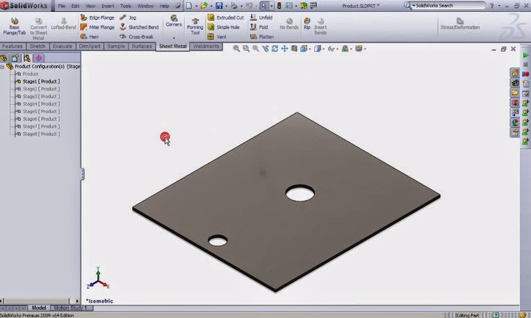 SolidWorks Configurations for Progressive Tool Strip Layout ...