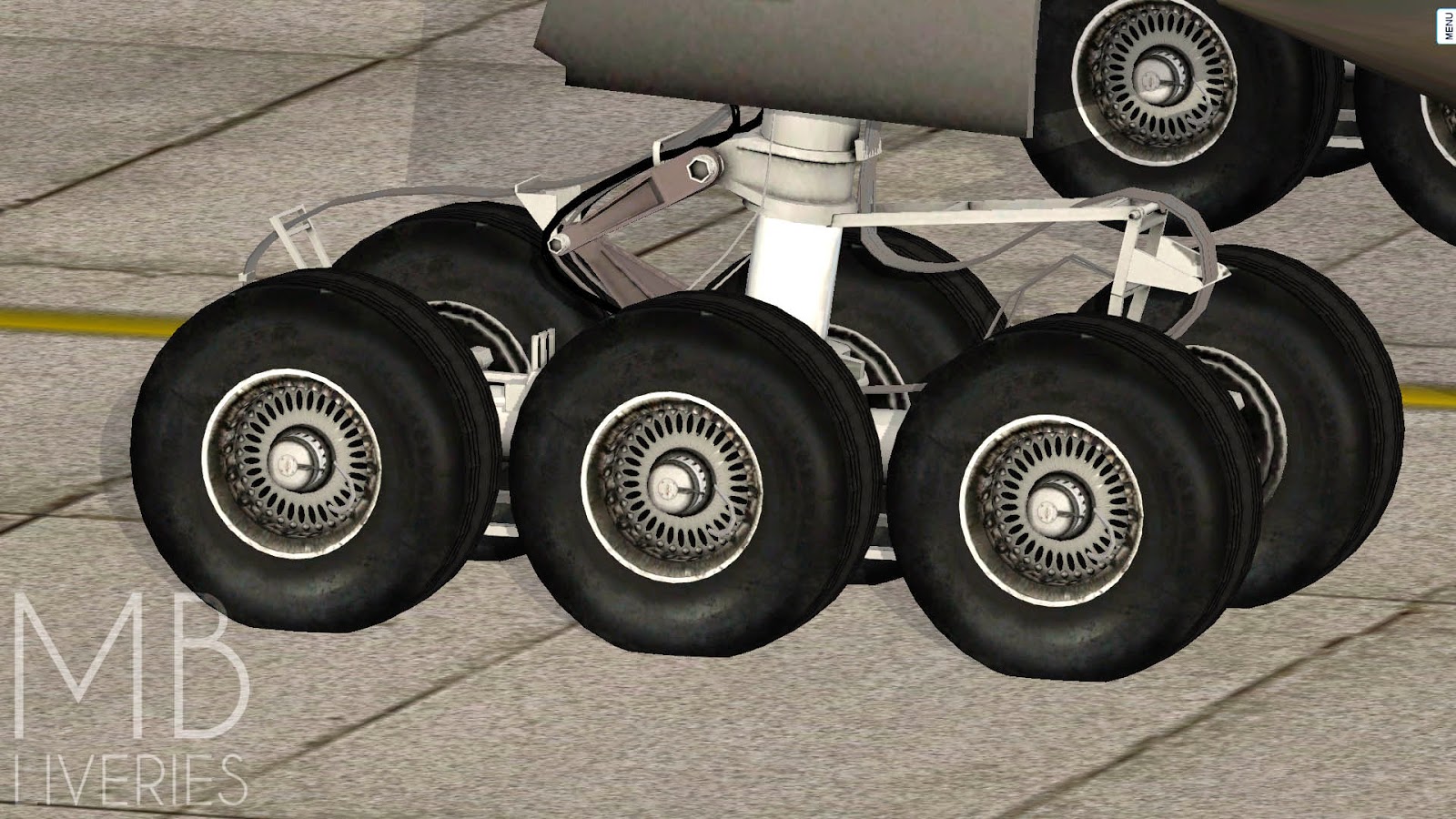 Engines and wheels texture - B777-200LR/F/300ER v2 ~ X-Plane 10 Indonesia